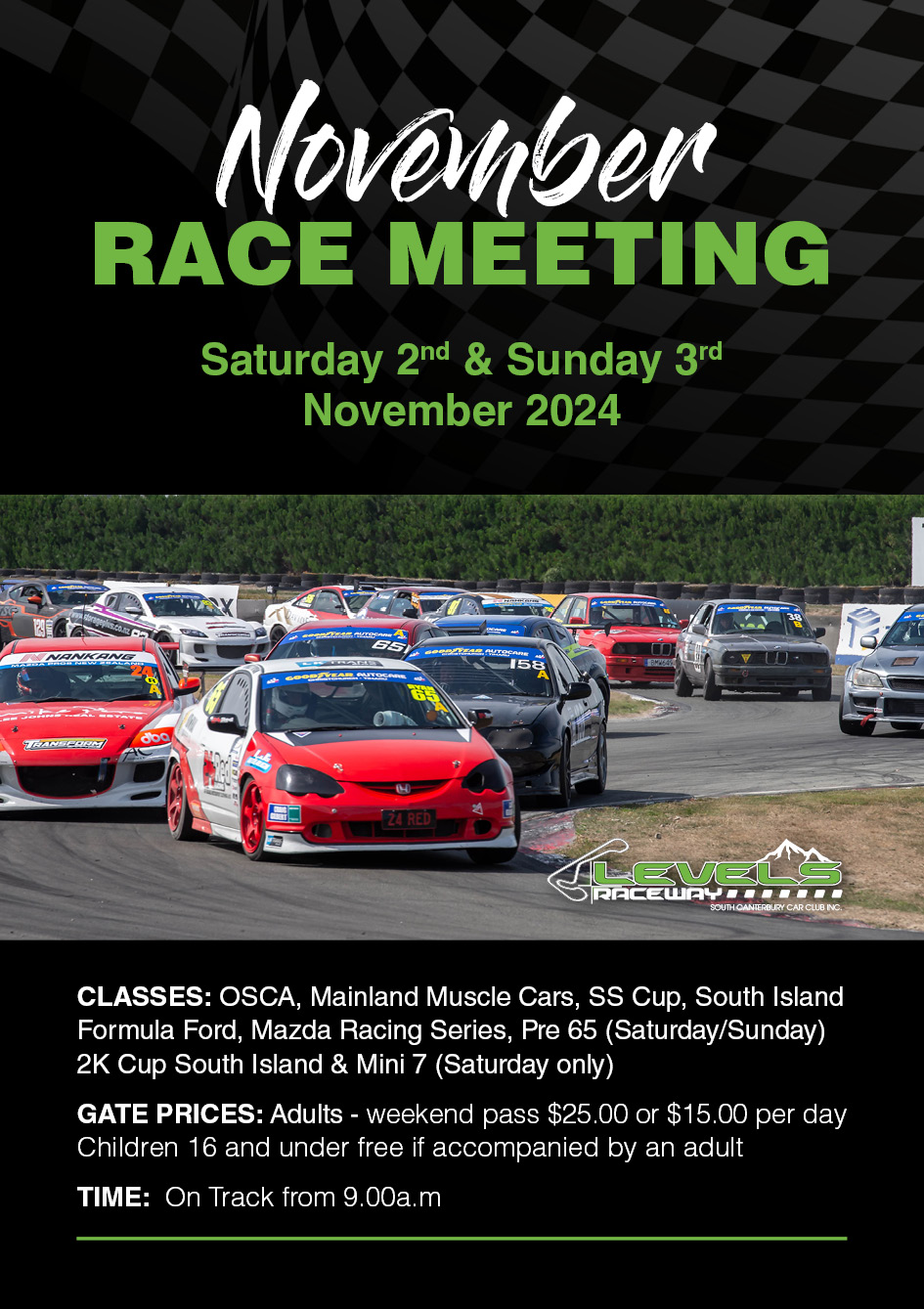 Levels Raceway - South Canterbury Car Club